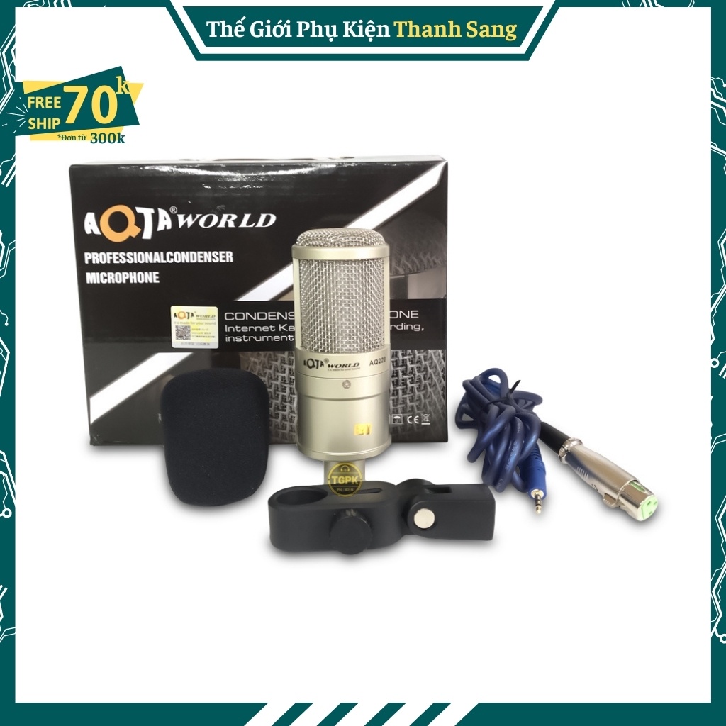 Microphone AQTA AQ 220 | Genuine Premium Livestream Karaoke Microphone ...