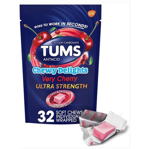 Tums Chewy Delights Candy Ultra Strength 32pcs | Shopee Philippines