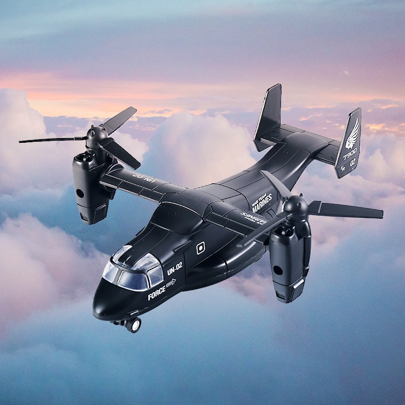 Metal 1/50 Scale Osprey Military Transport Plane Model Military ...