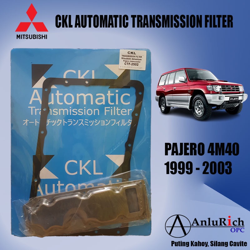 AUTOMATIC TRANSMMISSION FILTER FOR MITSUBISHI PAJERO 4M40 1999-2003 WITH GASKET CKL CTF-2502 ...