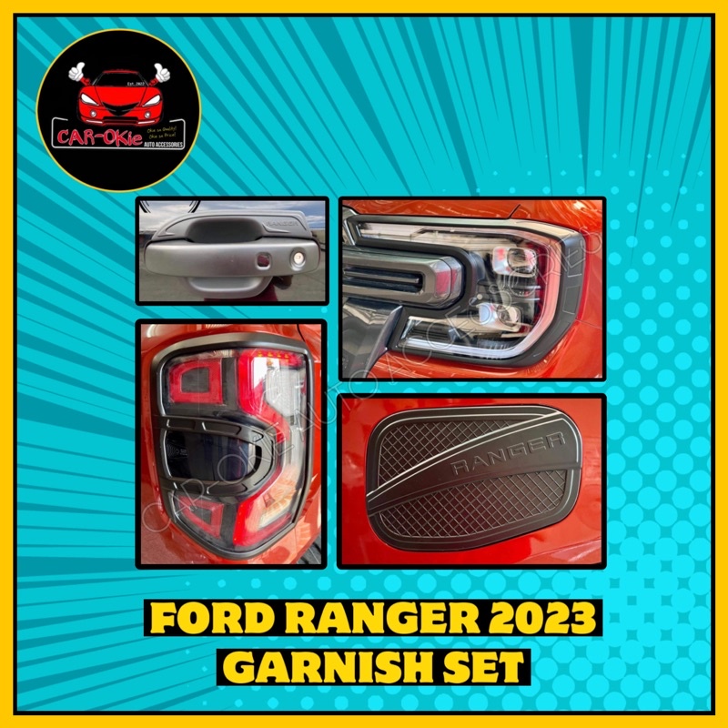 FORD RANGER 2023 GARNISH SET for TURBO SPORT/WILDTRAK (next-gen ford ...
