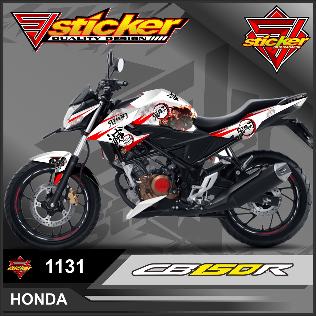 1131 DECAL STICKER CB150R FULL BODY-DECAL MOTORCYCLE HONDA CB150R ...