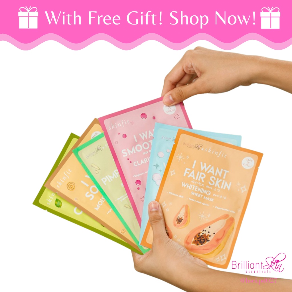 SKINFIT KOREAN SHEET MASK | Shopee Philippines