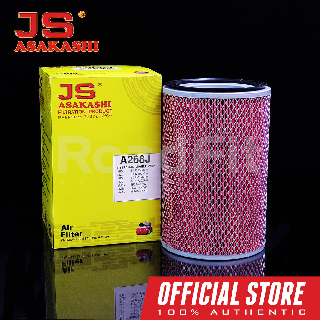 JS ASAKASHI Air Filter A268J for Isuzu Elf 350/450 NPR59 4BD1/4BG1/4BE1 ...