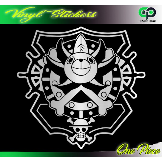 Thousand Sunny 001 - One Piece Vinyl Sticker (For Laptop, Motorcycle ...