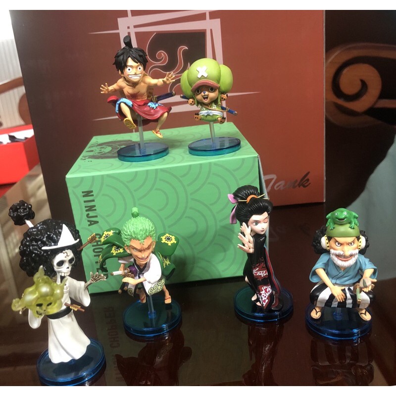 Famhouse - resin WCF Luffy Robin Brook Chopper Zoro Usopp Model In Wano ...