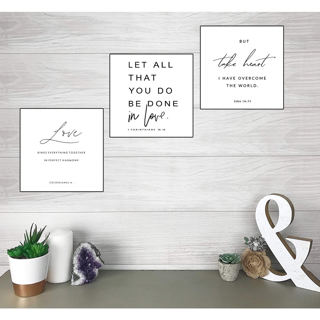 bible verse minimalist design wall devor and home decor design with ...