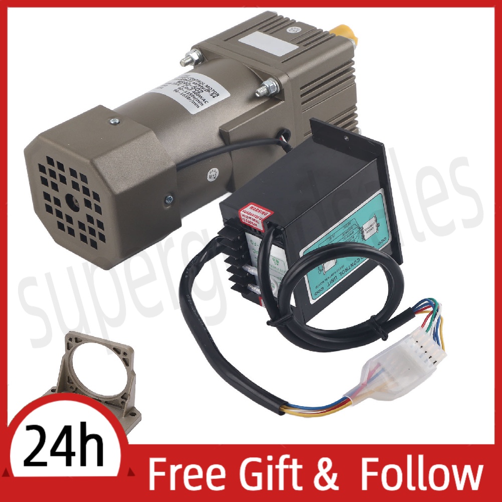 [Ready Stock] AC 220V 90W Single Phase Asynchronous Gear Motor ...