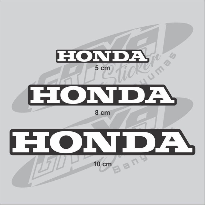 Small honda sticker with honda motorbike logo | Shopee Philippines