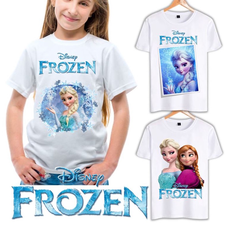 FROZEN SHIRT FOR KIDS AND ADULT 0-12 YRS OLD S-XL SIZE | Shopee Philippines