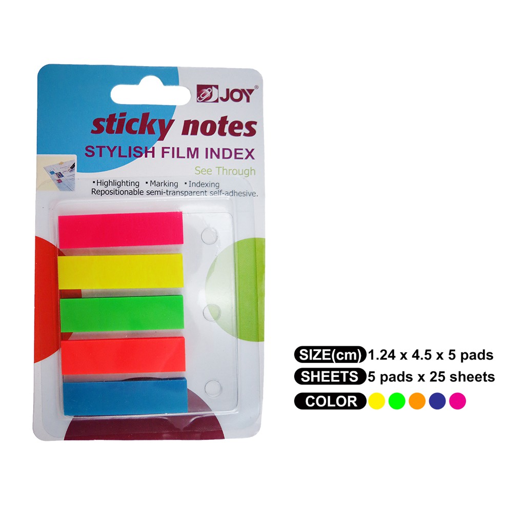 Sticky Notes Film Index | Shopee Philippines