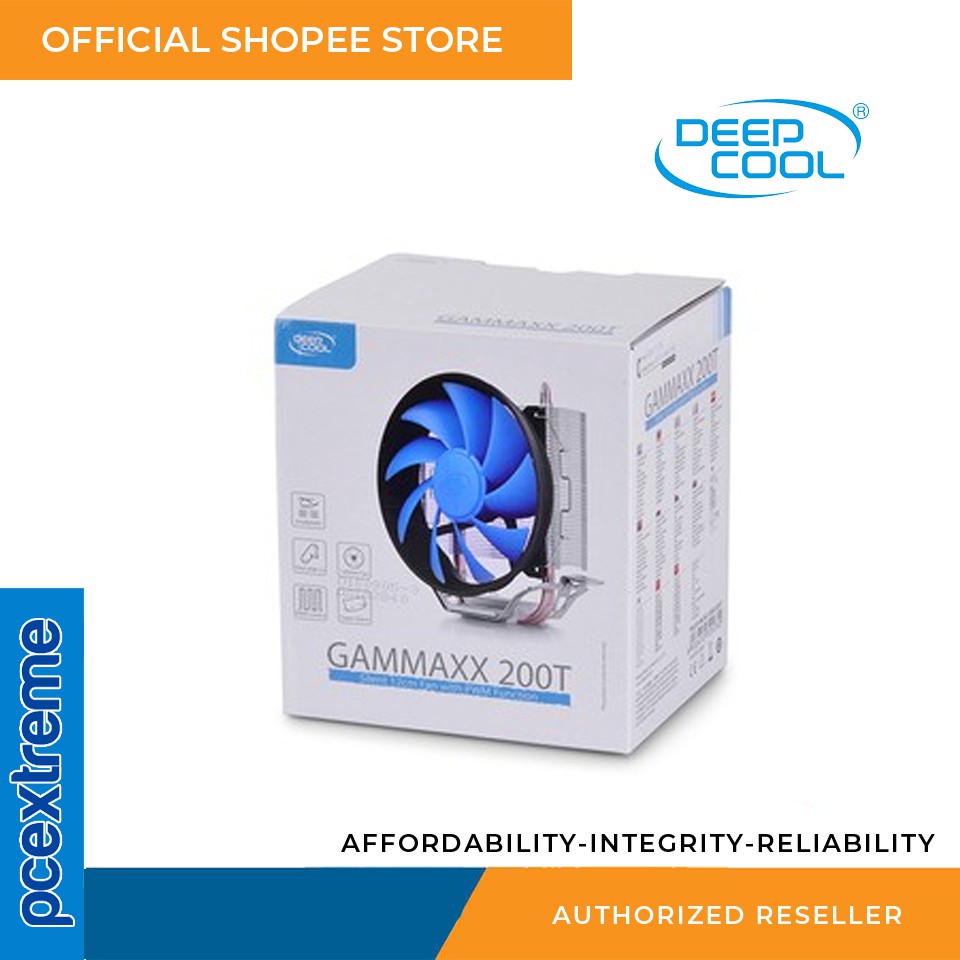 DEEPCOOL GAMMAXX 200T CPU COOLER | Shopee Philippines