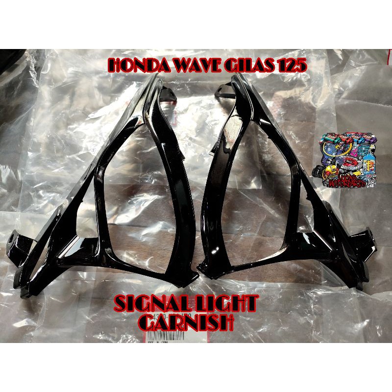 signal light front garnish for wave alpha gilas original honda | Shopee ...