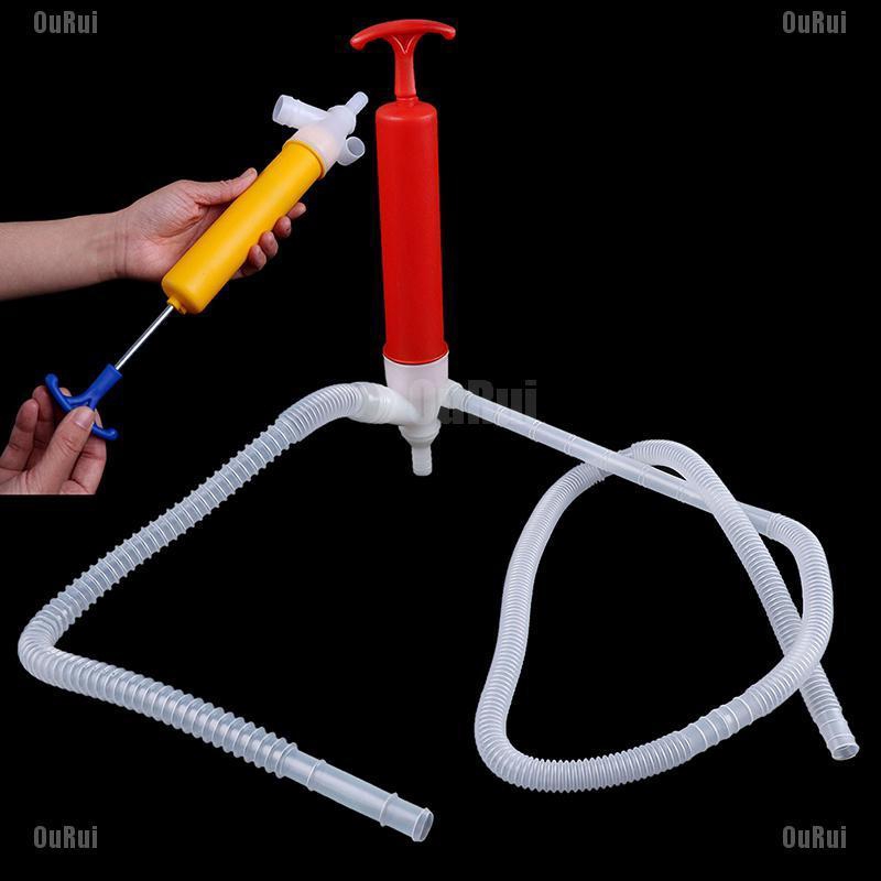 HS Fuel Oil Diesel Hand Siphon Pump Manual Hand Transfer Petrol Liquid ...