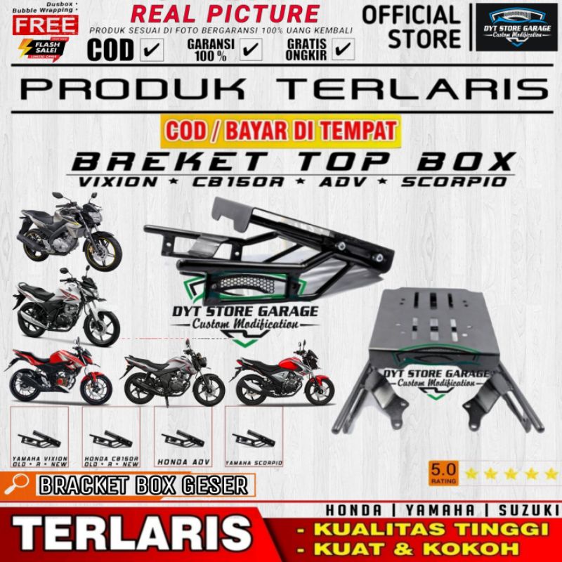 Stirrup Brackets Rear Box Brackets Yamaha Vixion Iron Multifunctional ...