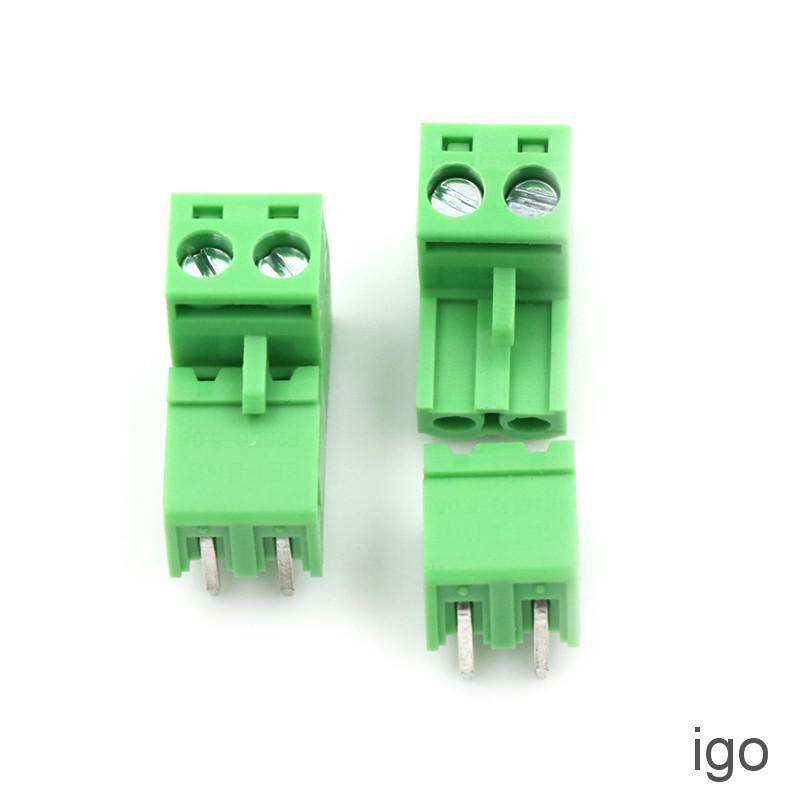 20pcs 5.08mm Pitch 2Pin Plug-in Screw PCB Terminal Block Connector GJPH | Shopee Philippines