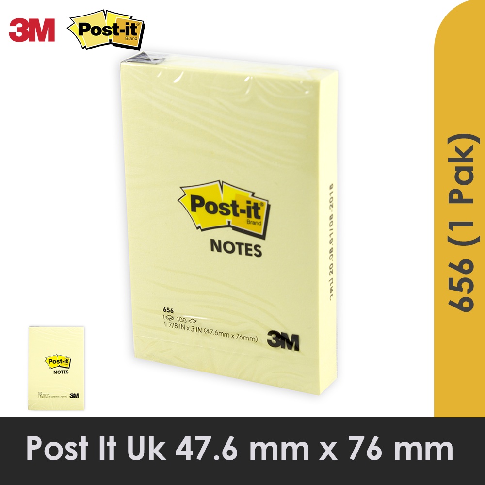 TcHome Post It 3M Stick Note 2x3 656-YL Yellow | Shopee Philippines