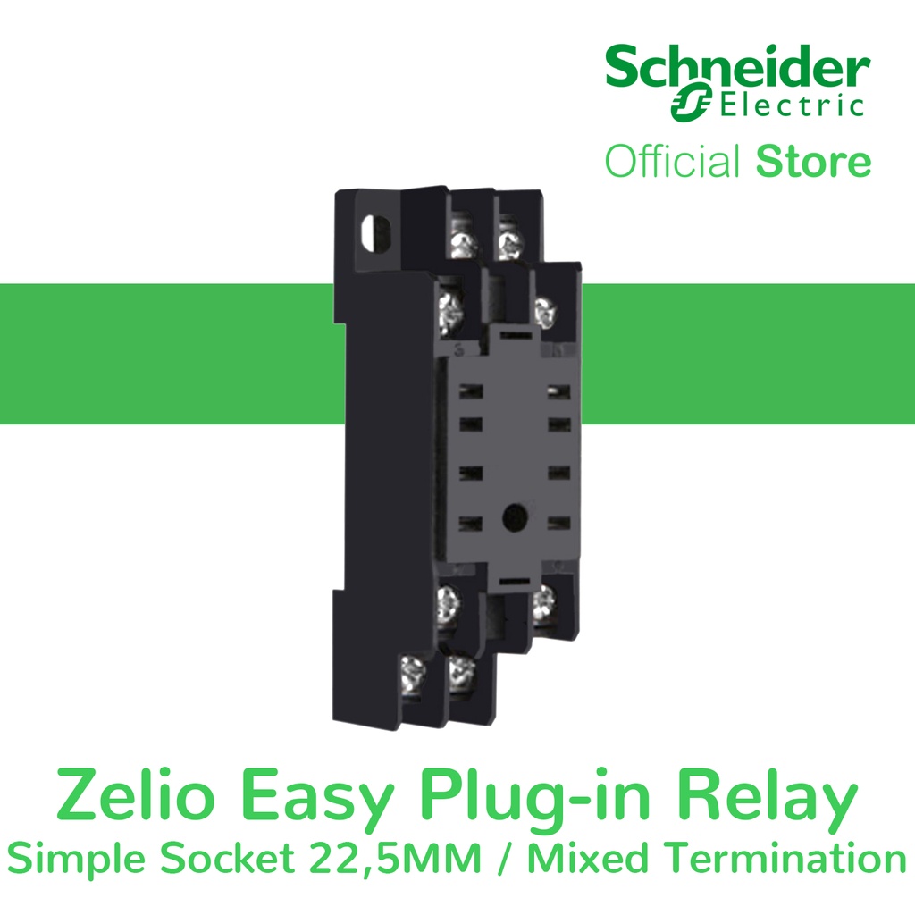 Schneider Harmony Electromechanical Relays 7 A - 250 V - Screw Clamp Socket (RXZE1M2C) | Shopee ...