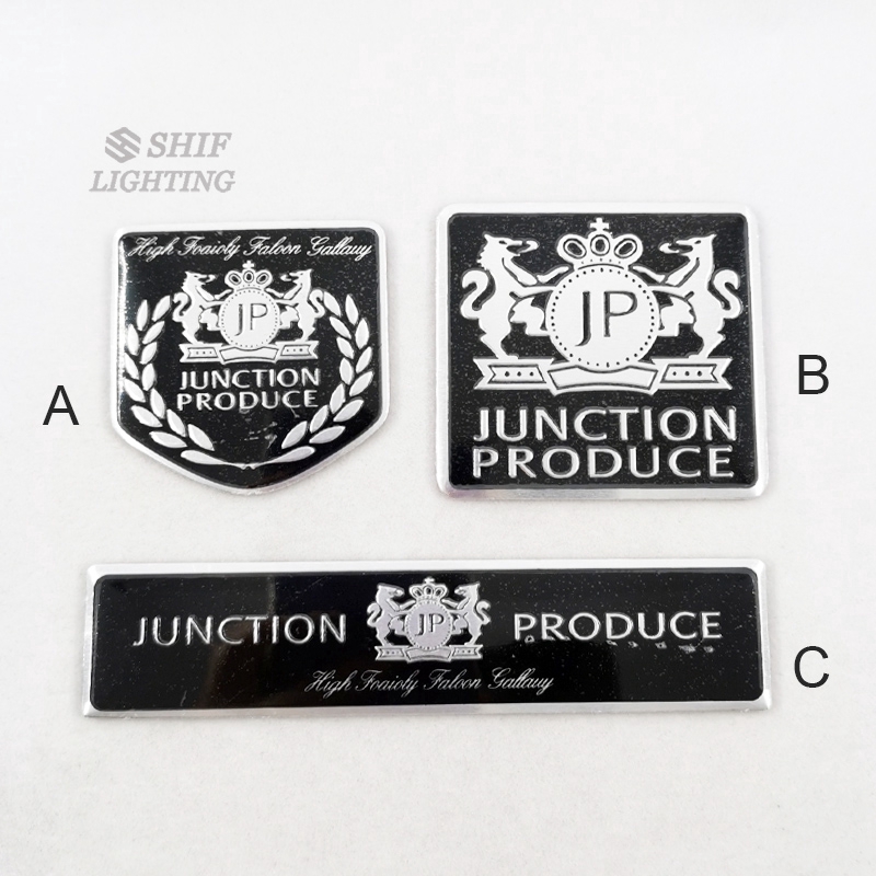 1 x Aluminum JUNCTION PRODUCE JP Logo Car Auto Decorative Emblem Badge ...