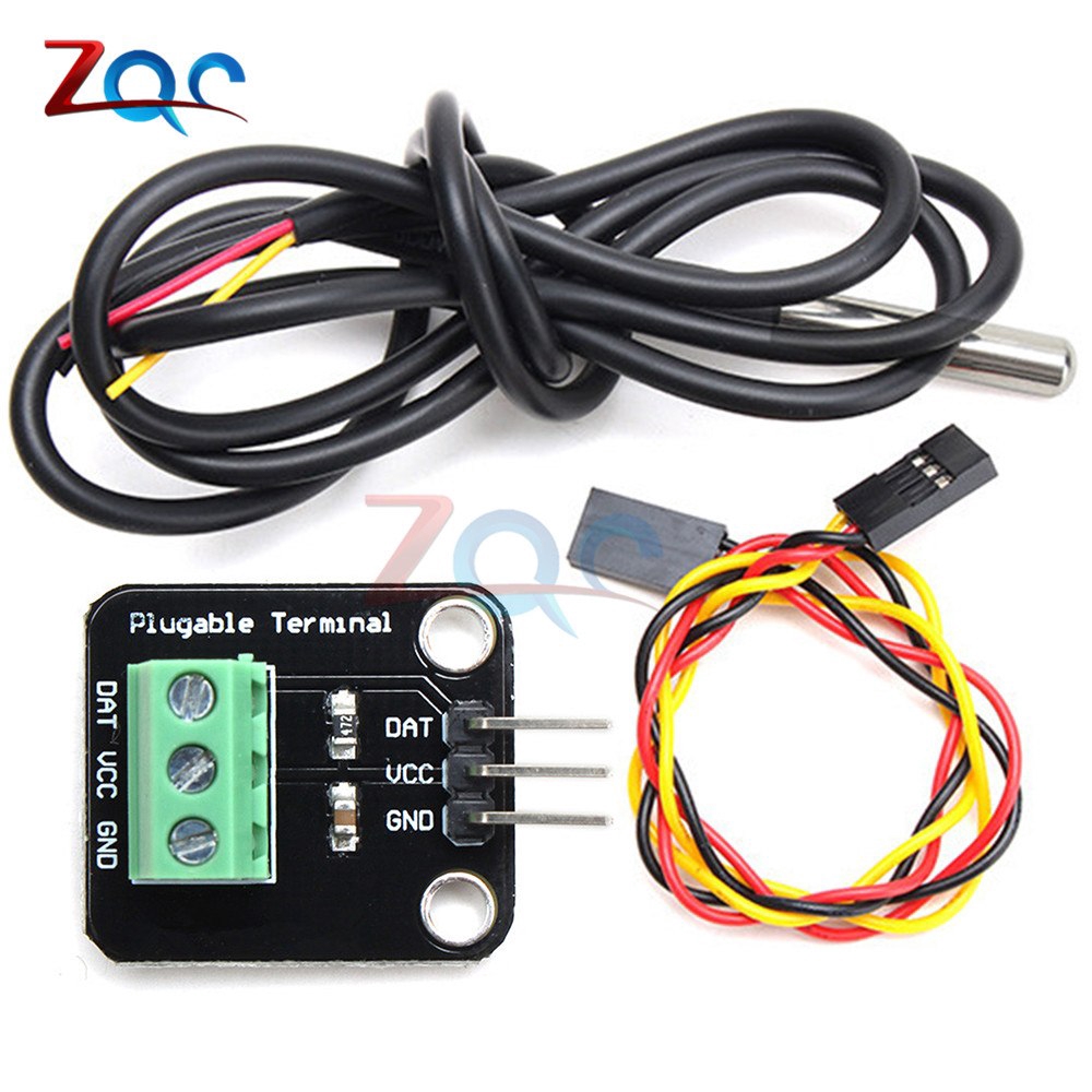 DS18B20 Digital Waterproof Temperature Sensor Module Kit | Shopee ...