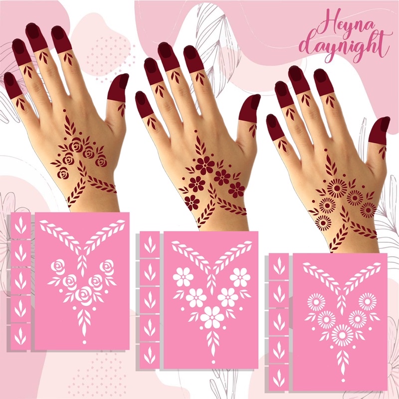 STICKER HENNA SIMPLE VIRAL | Shopee Philippines