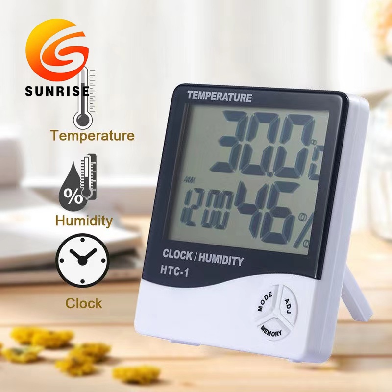 HTC-1 Thermometer Electronic Humidity Meter Digital Thermometer ...
