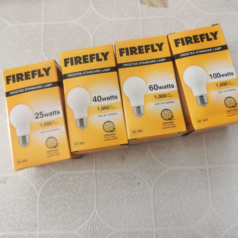 FIREFLY Frosted Standard Lamp For Incubation 25w, 40w, 60w, 100W ...
