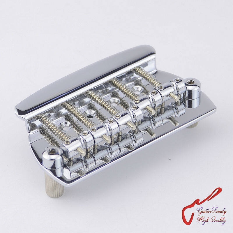PF-1 Set Five 5 Strings Electric Bass Bridge For Musicman Bass Chrome ...
