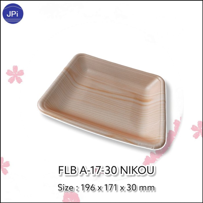 Jpi - Styrofoam Meat Tray FLB A-17-30 Nikou Motif 10pcs/pack | Shopee Philippines