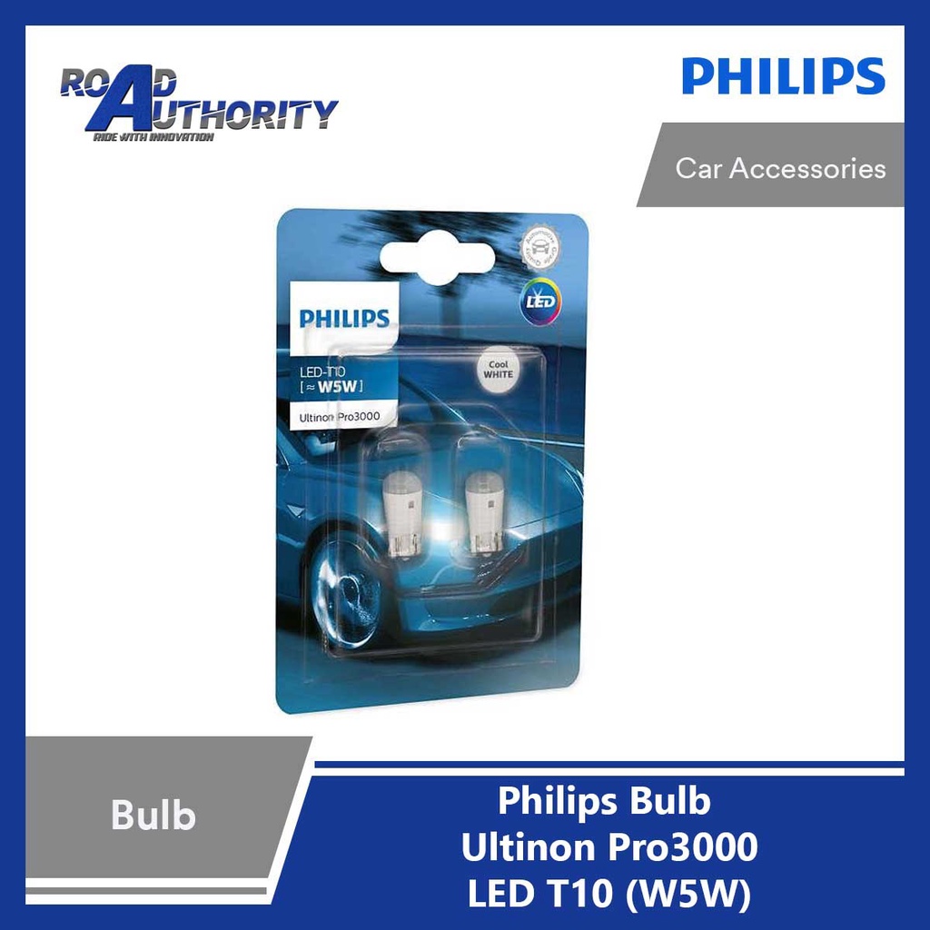 Philips Bulb T10 Led (W5W) | Shopee Philippines