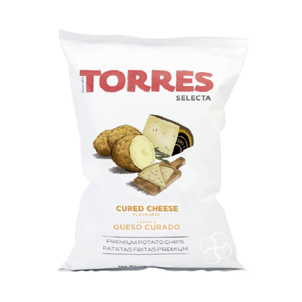 Torres Selecta Cured Cheese Premium Potato Chips 50g | Shopee Philippines
