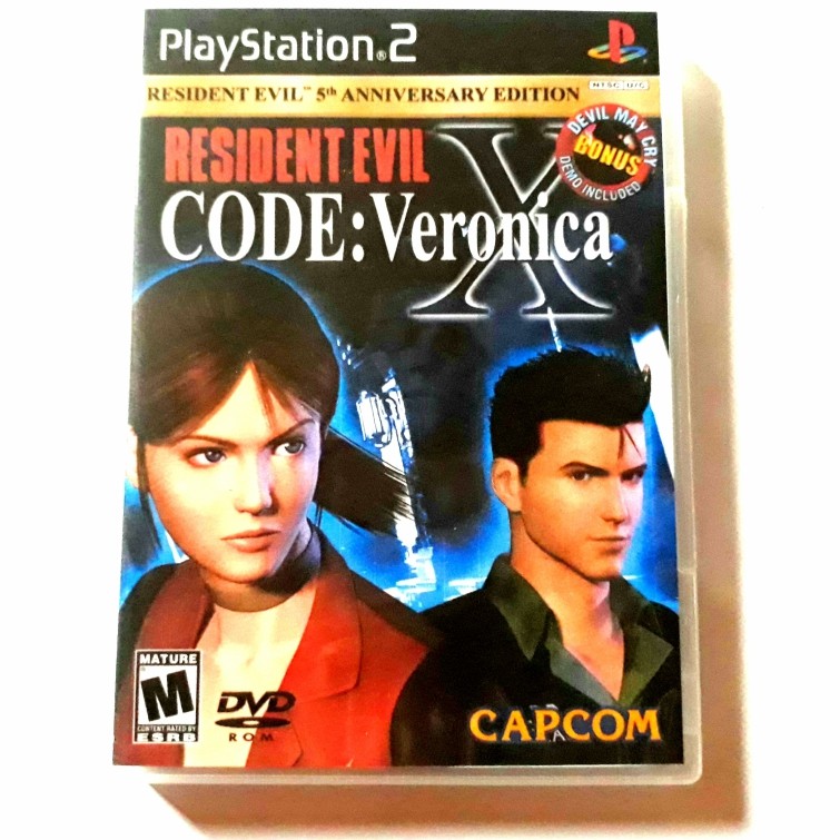 Resident Evil Code Veronica X PS2|Playstation2 Game Playstation 2 Games ...