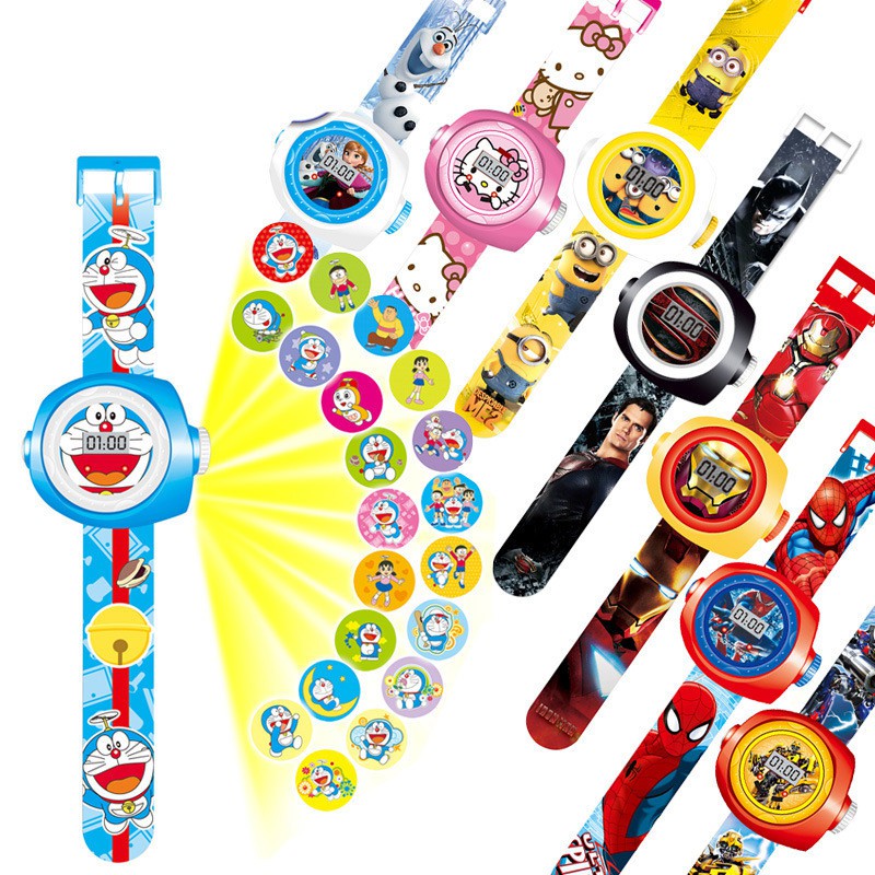 3D Children Electronic Toy Watch Cartoon 20 Patterns Pokemon My Little ...