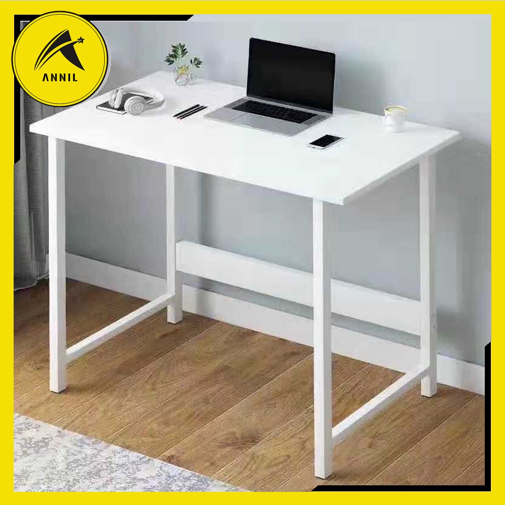 Annil High Quality Modern Minimalist Computer Desk Solid Wood Study ...
