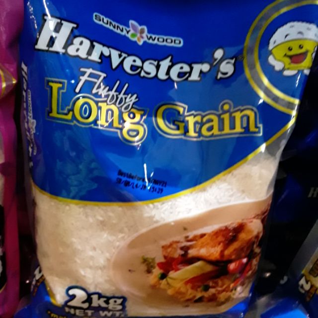 Harvester Fluffy Long Grain Rice 2kg | Shopee Philippines