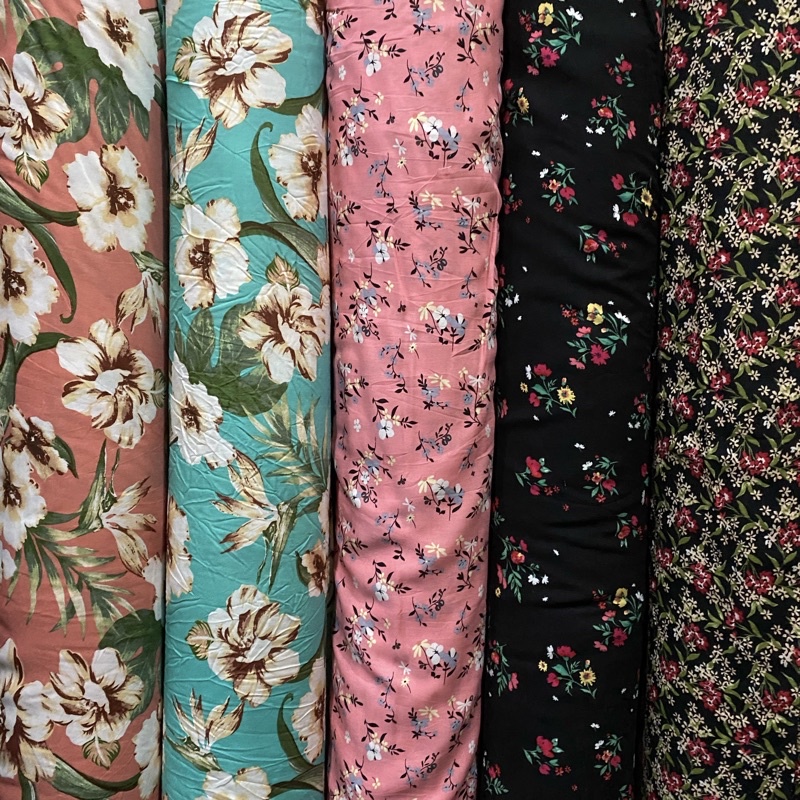 JEACES Korean Challis #224 (60" width) TELA PER YARD | Shopee Philippines