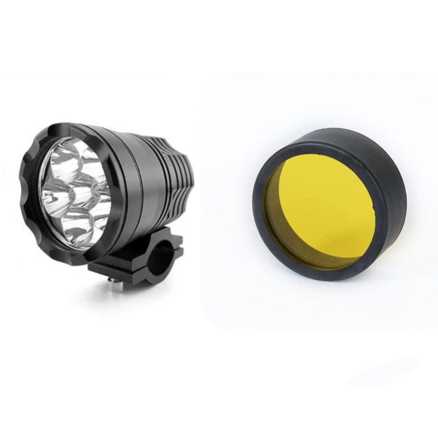 【Spot goods】 Cod Motorcycle blue water led light white yellow cover ...