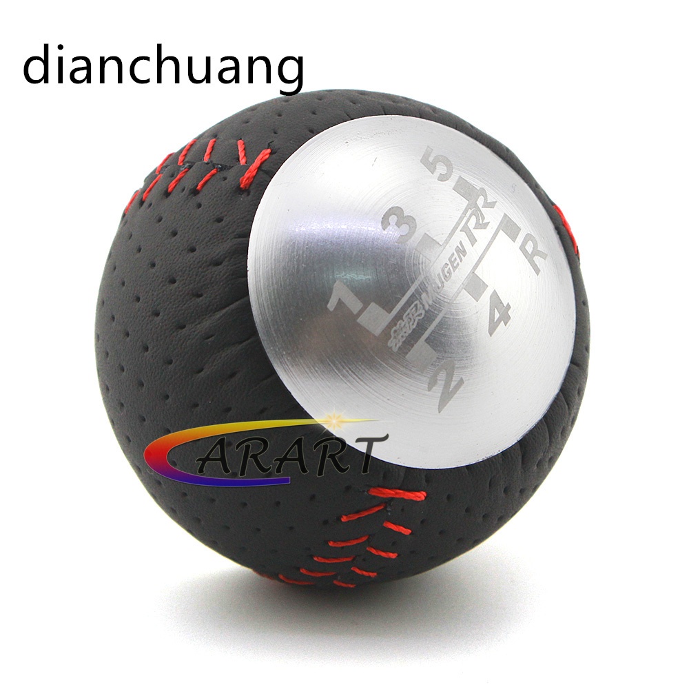 Mugen Shift Knob 5 6 Speed M10x1.5 Racing Leather Gear Shift Knob For ...