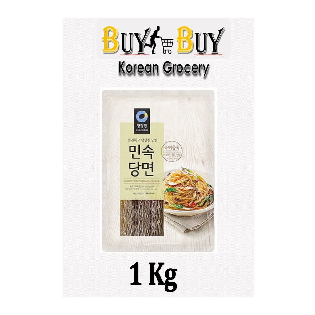 [ChungJungOne] Korean Glass Noodles Vermicelli ( Japchae Dangmyun) 500g OR 1KG | Shopee Philippines