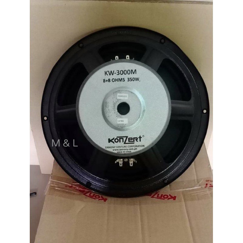 Konzert KW-3000M 12'' Subwoofer ( 350 watts ) | Shopee Philippines