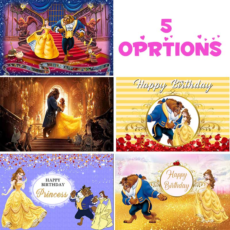 5 Options The Beauty and The Beast Princess Bell For Girls Birthday ...