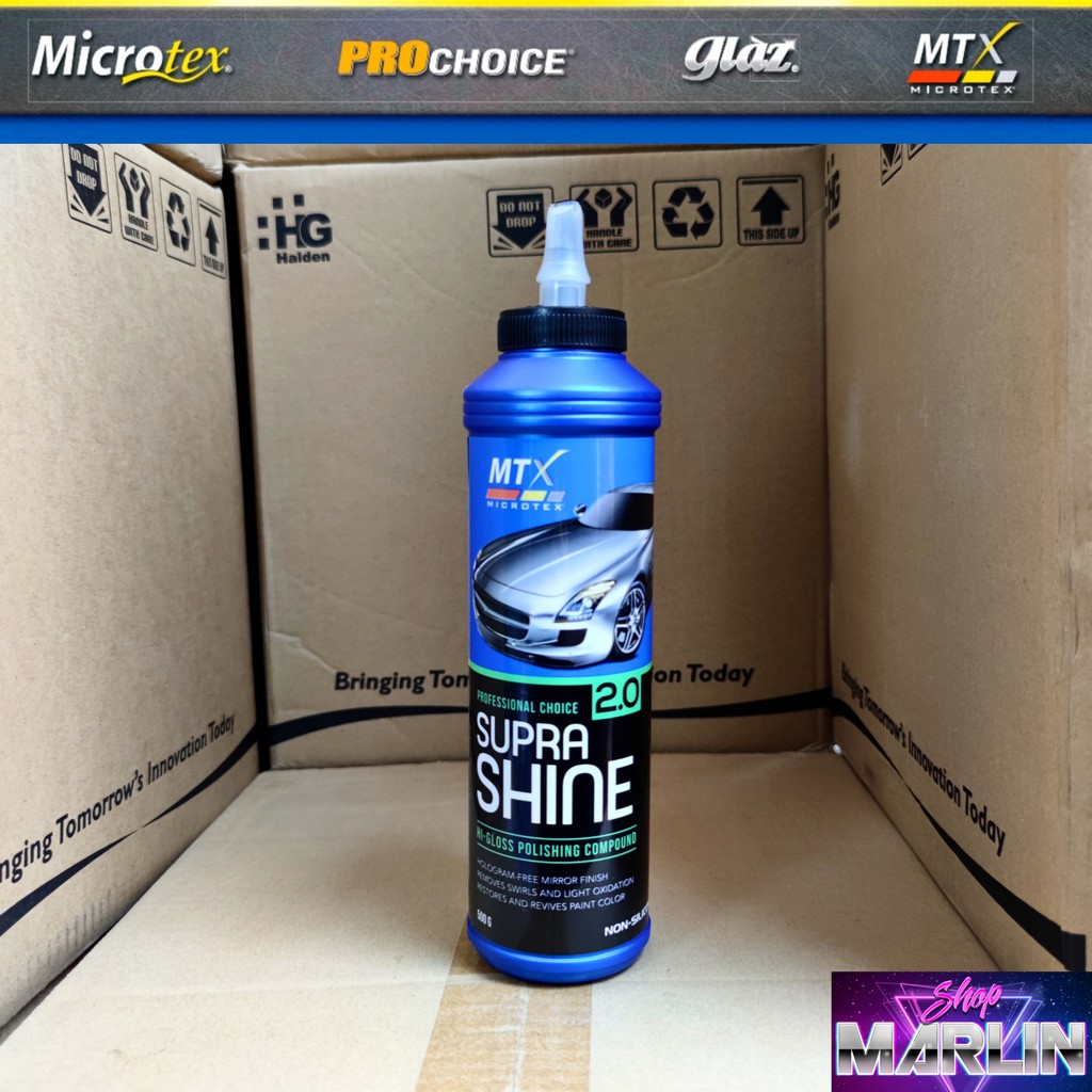 Microtex MTX SupraShine Hi-Gloss Polishing Compound 500g Step 2 ...
