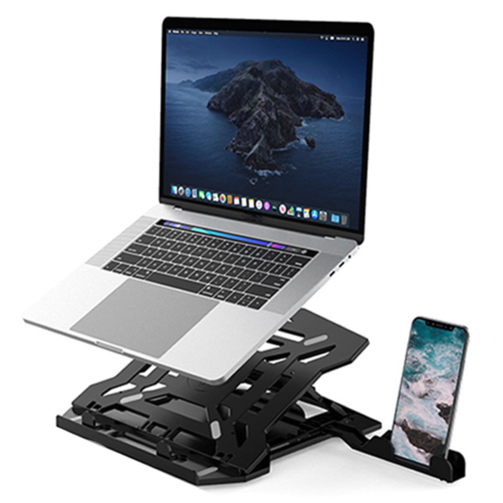 Laptop Stand with Phone Holder Portable 2 IN 1 360° adjustable Laptop ...