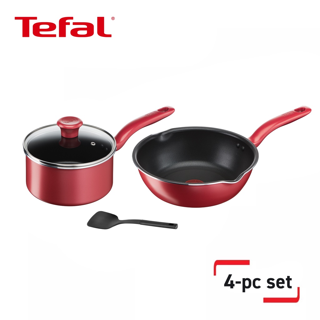 Tefal So Chef 4-piece Set Non stick,No.1 Cookware*, PFOA Free, for all ...