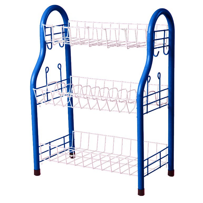 NAGASAKI Plastic Coating 3 Dragon Layer Iron Plate Rack | Shopee ...