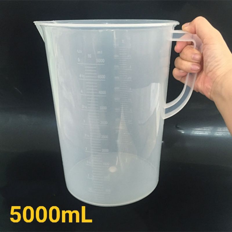 5Liter Plastic Beaker_5000ml (graduated) | Shopee Philippines