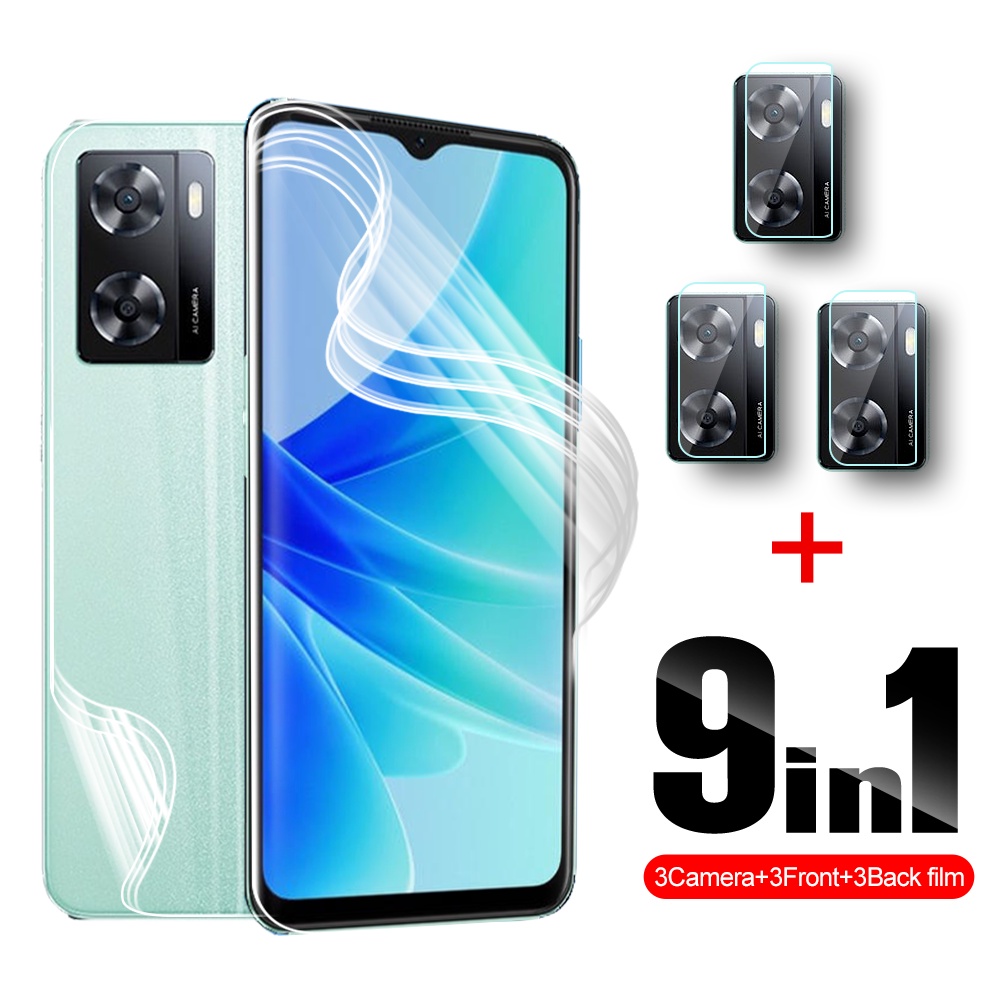 9in1 Camera Lens Protective Glass For Oppo A57 4G Hydrogel Film For ...