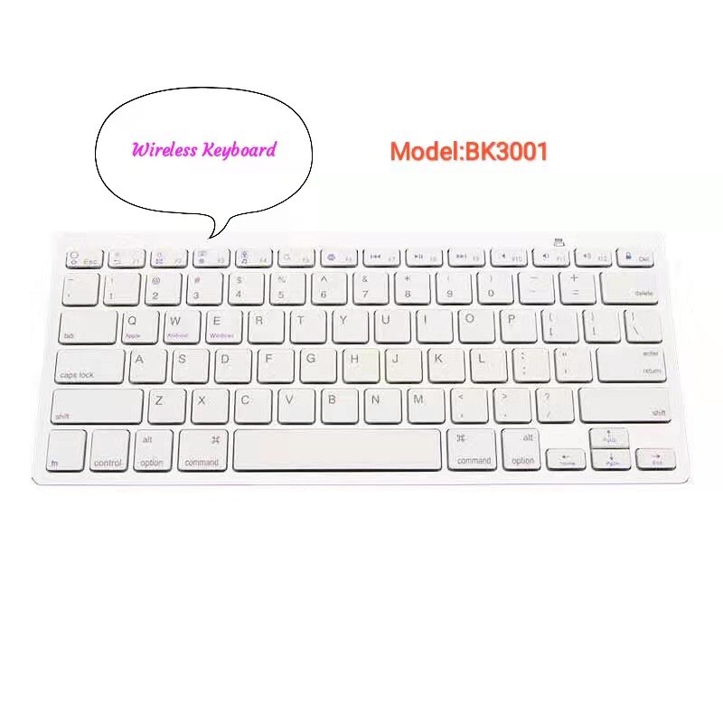 Bluetooth Wireless Keyboard Model Bk3001 Shopee Philippines