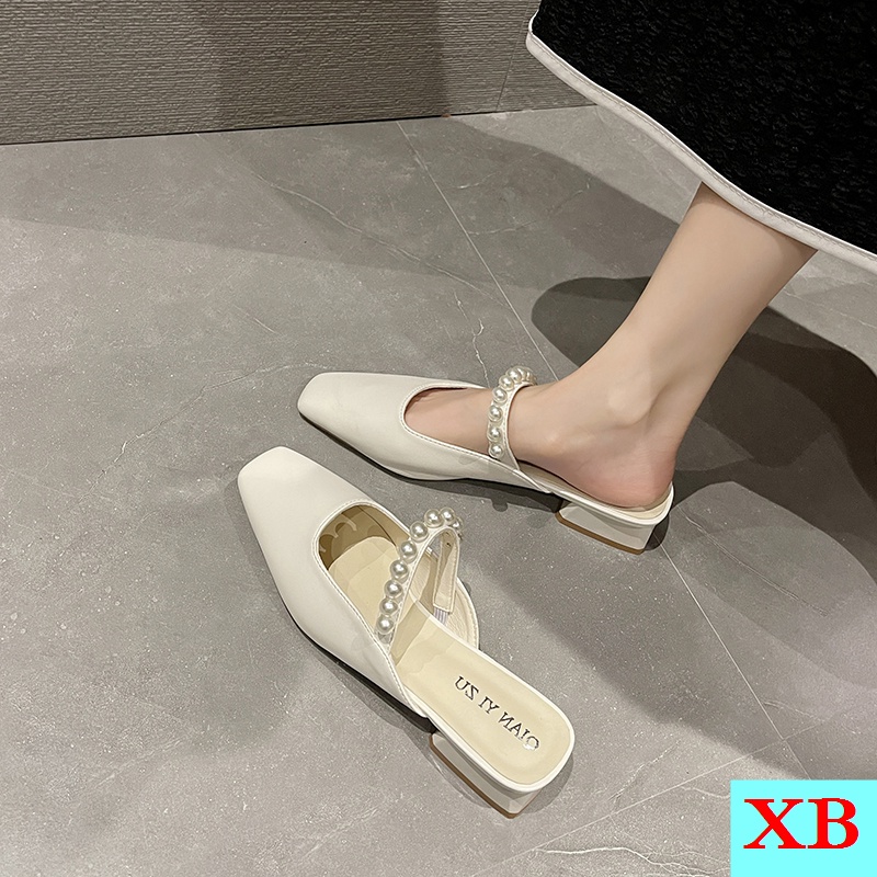 Influencer Baotou Half Slippers Women's Outer Wear Summer New Style ...