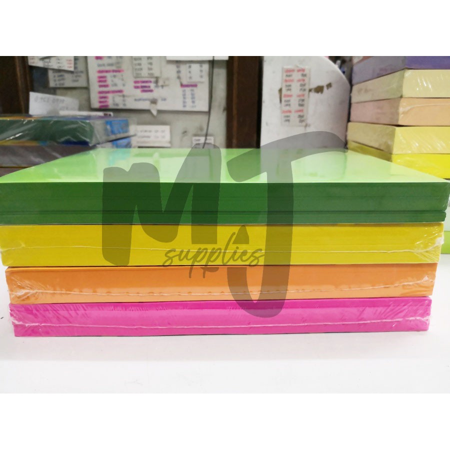 250 SHEETS. Avia Colors Premium Colored Paper | Shopee Philippines
